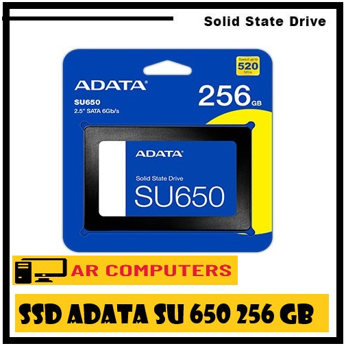 Adata SU650 256GB SATA III SSD | Shopee Malaysia
