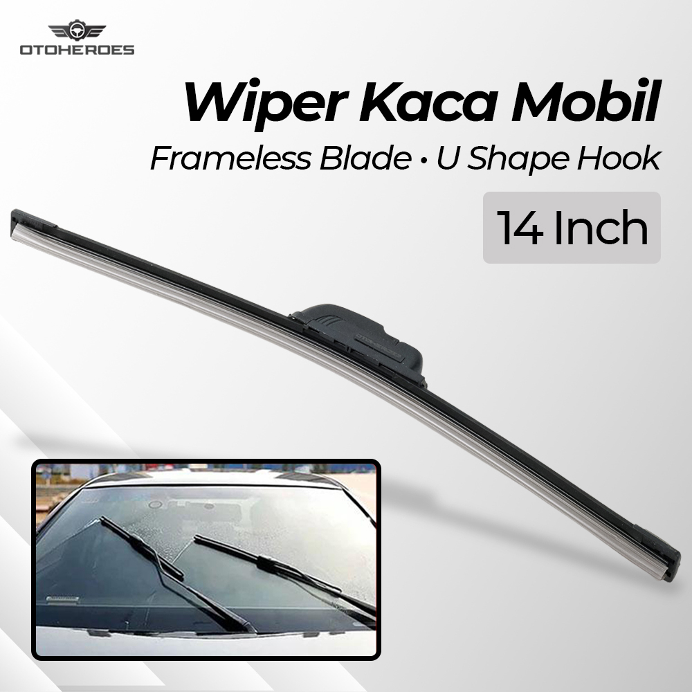 Car Window Wiper / 14 Inch Wiper / CAR GLASS Wiper BLADE Frameless U ...