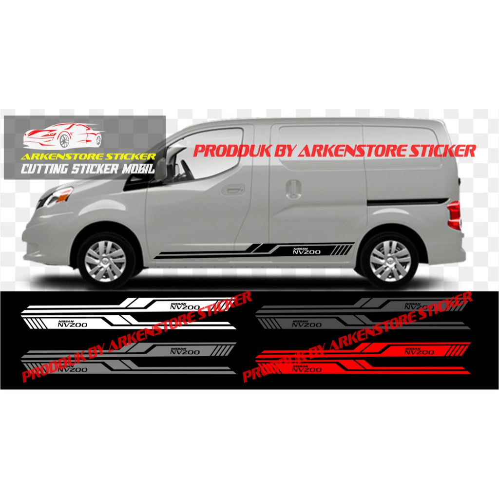 Nissan nv200 evalia car side body sticker list NR 200 car sticker | Shopee Malaysia