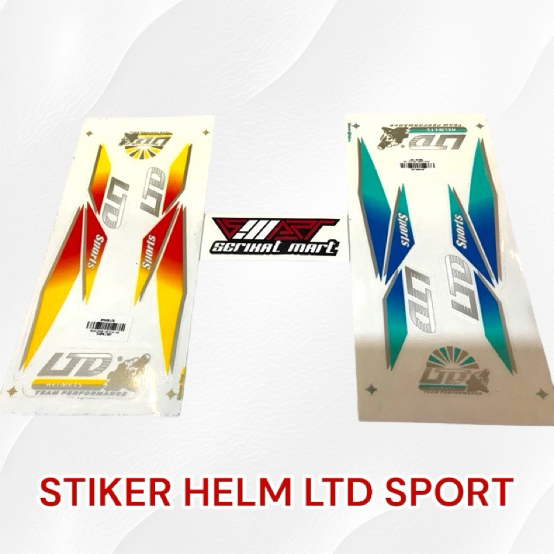 LTD SPORT HELMET STICKER CUTTING STICKER | Shopee Malaysia
