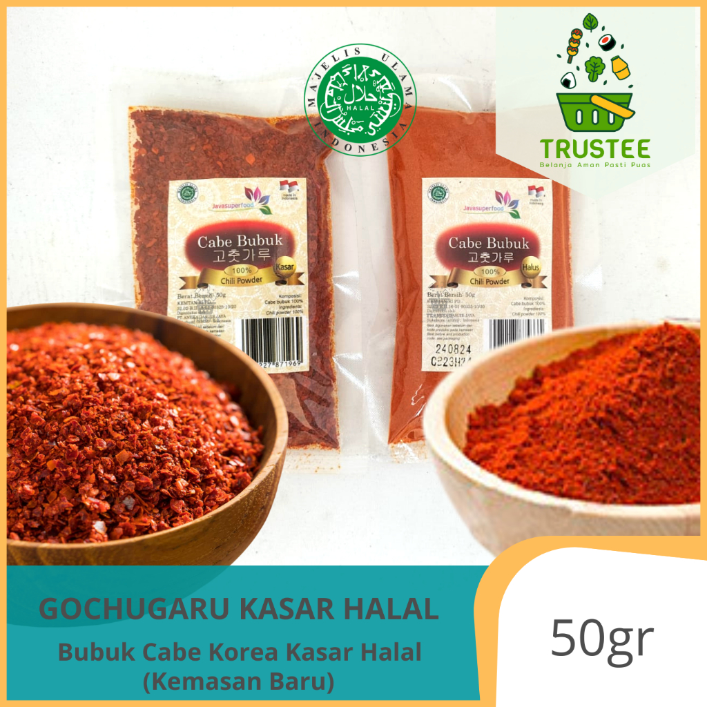 Gochugaru HALAL MUI / Korean Red Pepper Powder Chili Powder - Coarse ...