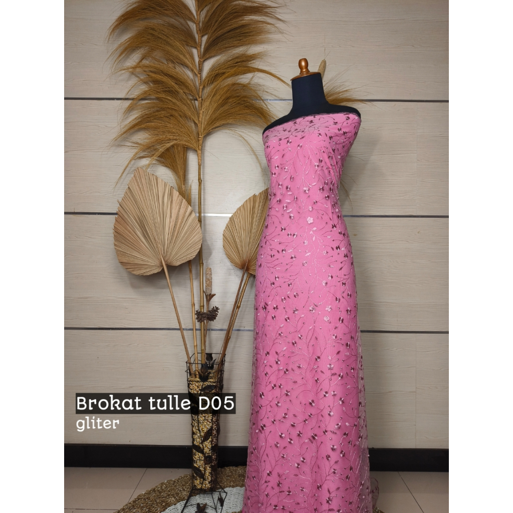 Broken TULLE WITH GLITTER BY MODELINK TEXTILE | Shopee Malaysia