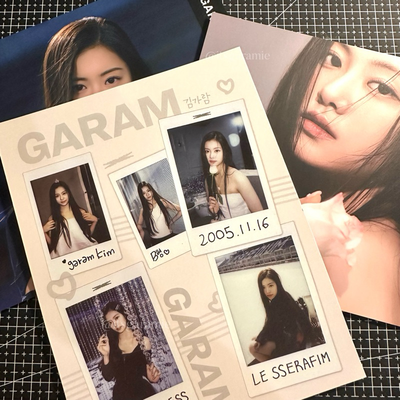 Postcard Official Garam Le sserafim The first Moment - postcard set ...