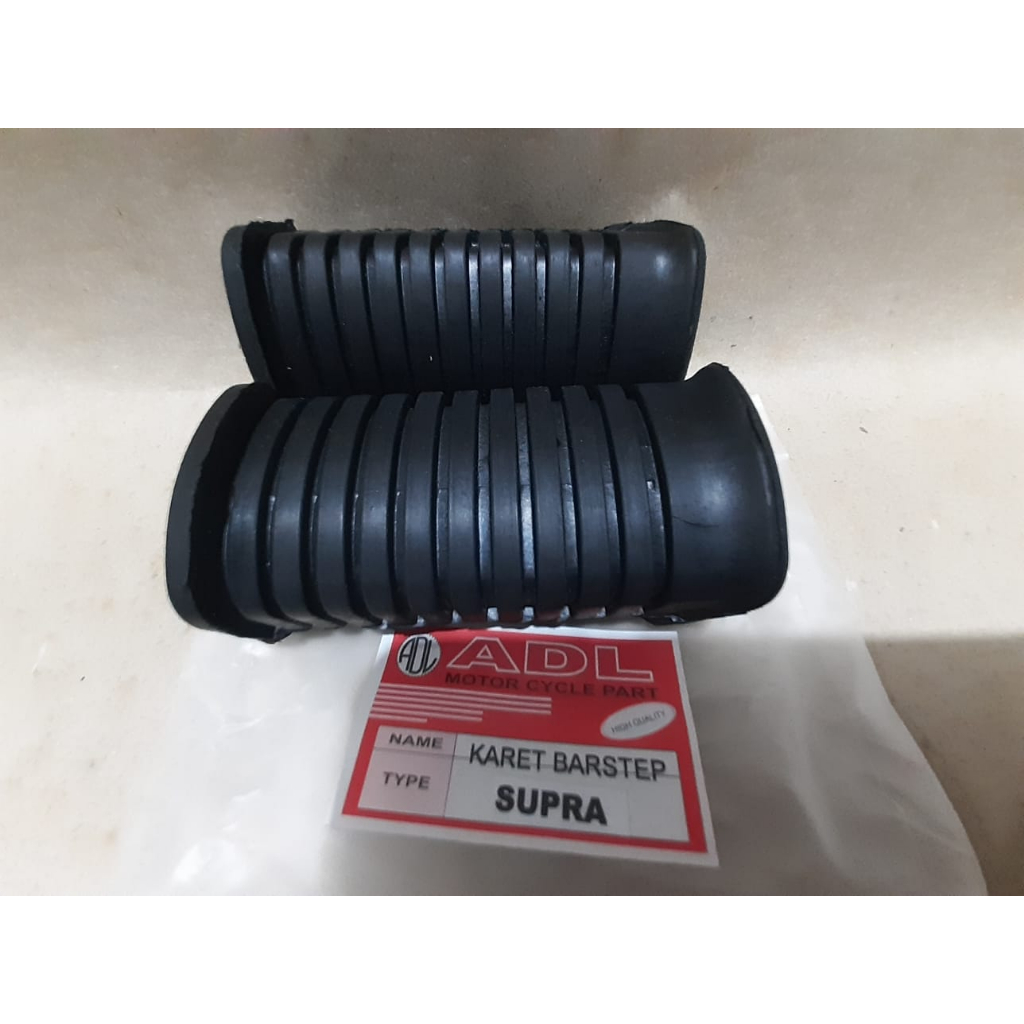 Rubber BARSTEP Footstep Foot Step Supra X 100CC Old/Fit Old (Pair ...