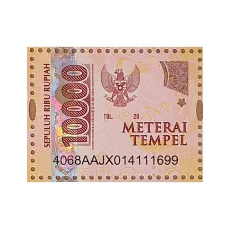 Materai 10000 - MATERAI 10RB Original Post Indonesia | Shopee Malaysia
