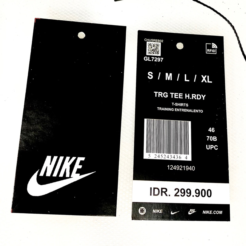 Hangtag label nike label tag nike name tag nike price tag nike type 01 ...