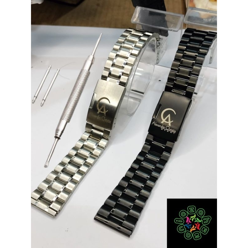 Alexander Christie Watch Chain Strap Stainless Steel Ac Watch Chain ...