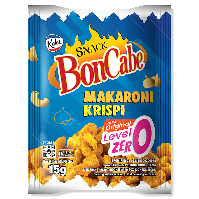 Mouseman - Kobe Snack BonCabe Macaroni Krispi Level 0 ZERO Macaroni ...