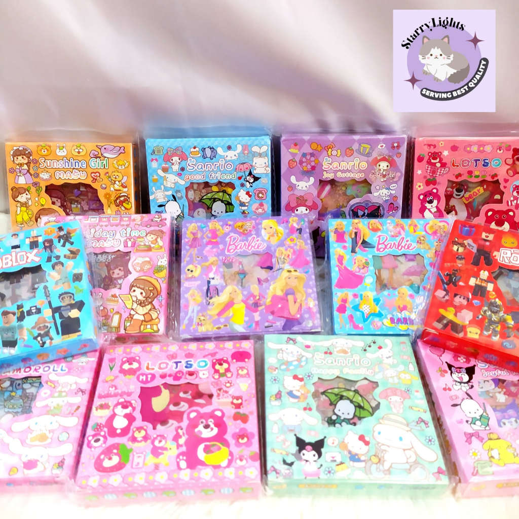 [STL] Contents 100pcs | Nono Momo Stickers Masu Sanrio Roblox Barbie ...
