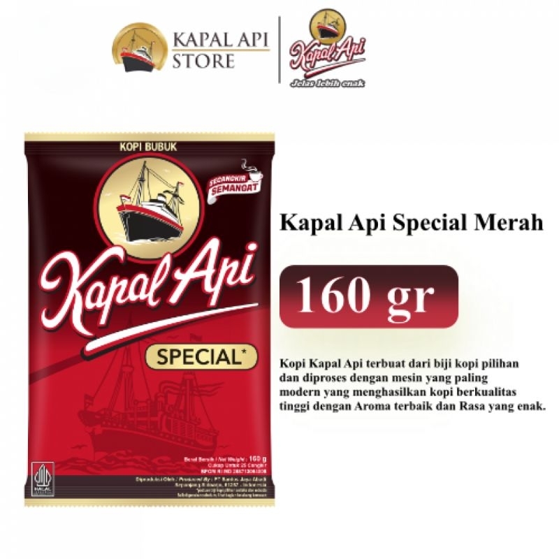 Kapal api special 150gram - kapal api ground coffee | Shopee Malaysia