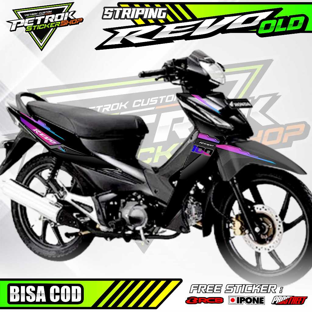 Honda REVO OLD MOTORCYCLE VARIATION STRIPING / STICKER LIST OF HONDA ...