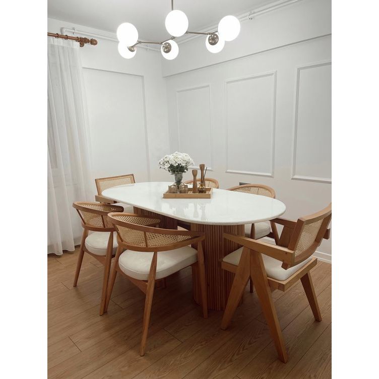 KAYU Marble Dining Table | Dining Table | Wooden Dining Table ...