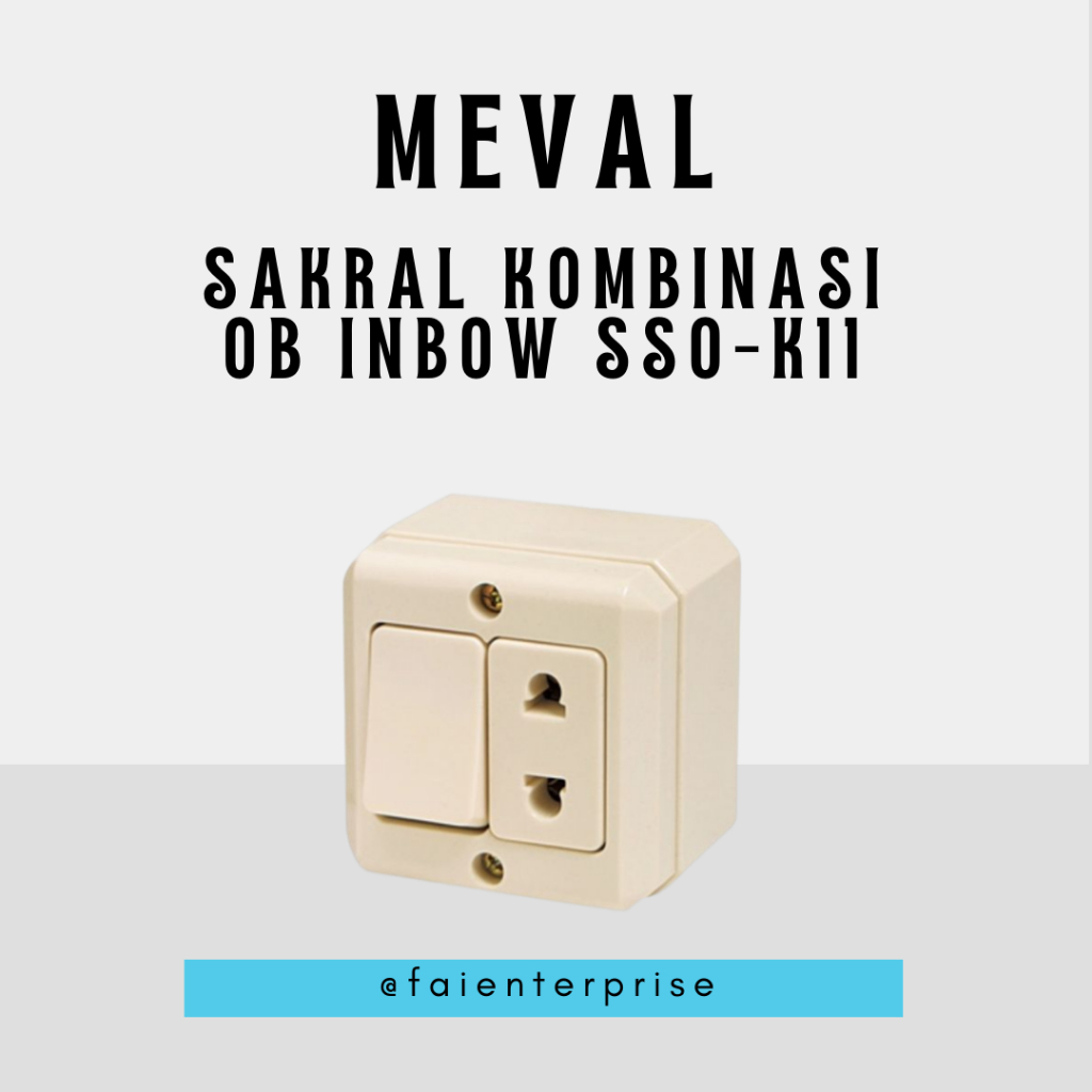 MEVAL SS Combination Socket OB OUTBOW SSO-K11 | Shopee Malaysia