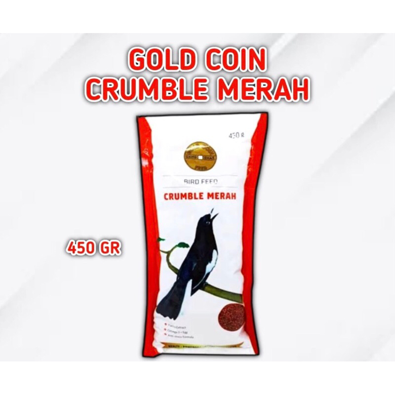 MERAH Gold coin Gold coin goldcoin crumble Red 450g | Shopee Malaysia