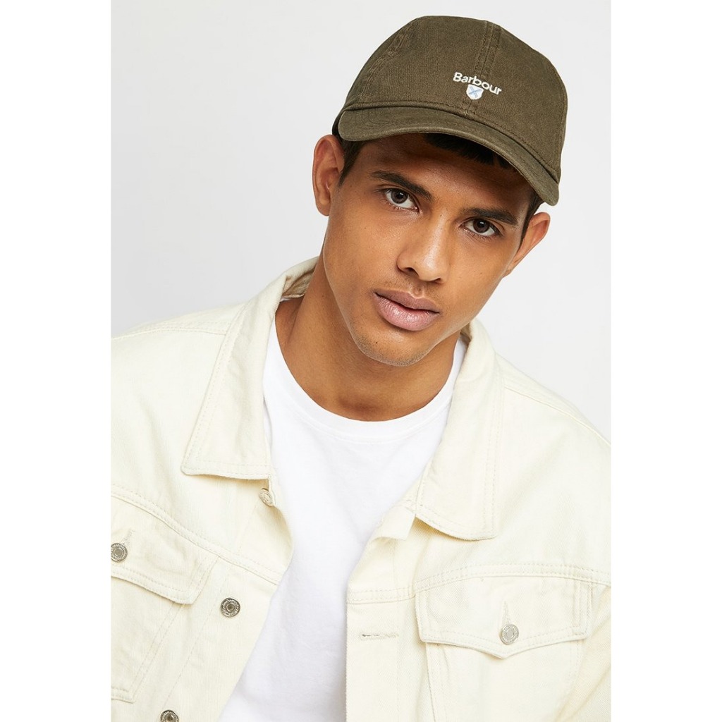Barbour Cascade Baseball Cap (Olive Green) Original | Shopee Malaysia