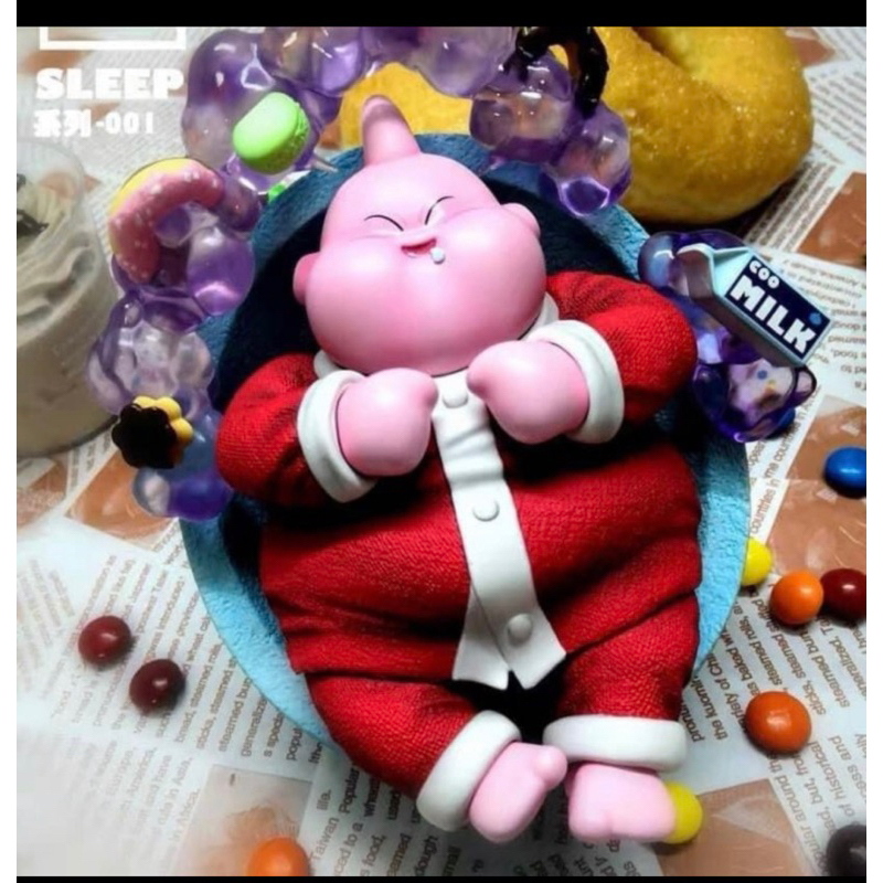 Dragon BALL RESIN STATUE FAT BUU MAJIN BOO A+ SLEEP SLEEPING DRAGONBALL ...
