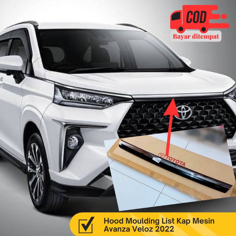 MESIN Hood Molding/List Of Toyota Avanza Veloz Hood 2022 UP | Shopee ...