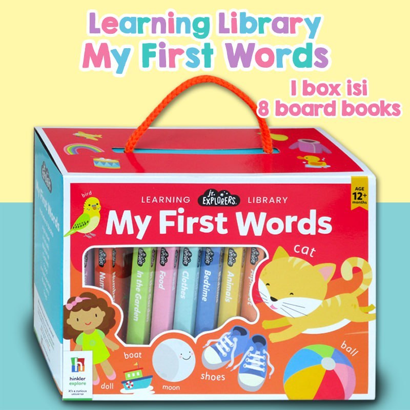 [Hinkler] Junior Explorers Learning Library My First Words Includes 8 ...