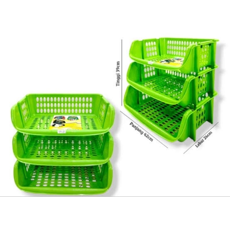3 tier spice rack, 3 tier plastic multi-purpose rack, ksb | Shopee Malaysia
