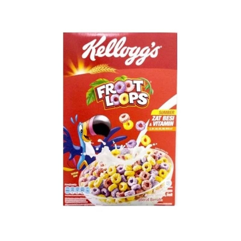 Kelloggs Froot Loops Fruit Cereal 150gr Kellogg's | Shopee Malaysia