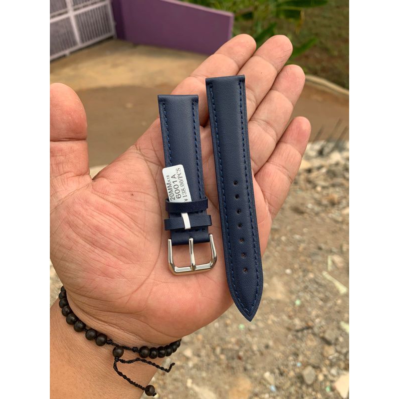 Original Navy Blue Watch Strap 20mm | Shopee Malaysia