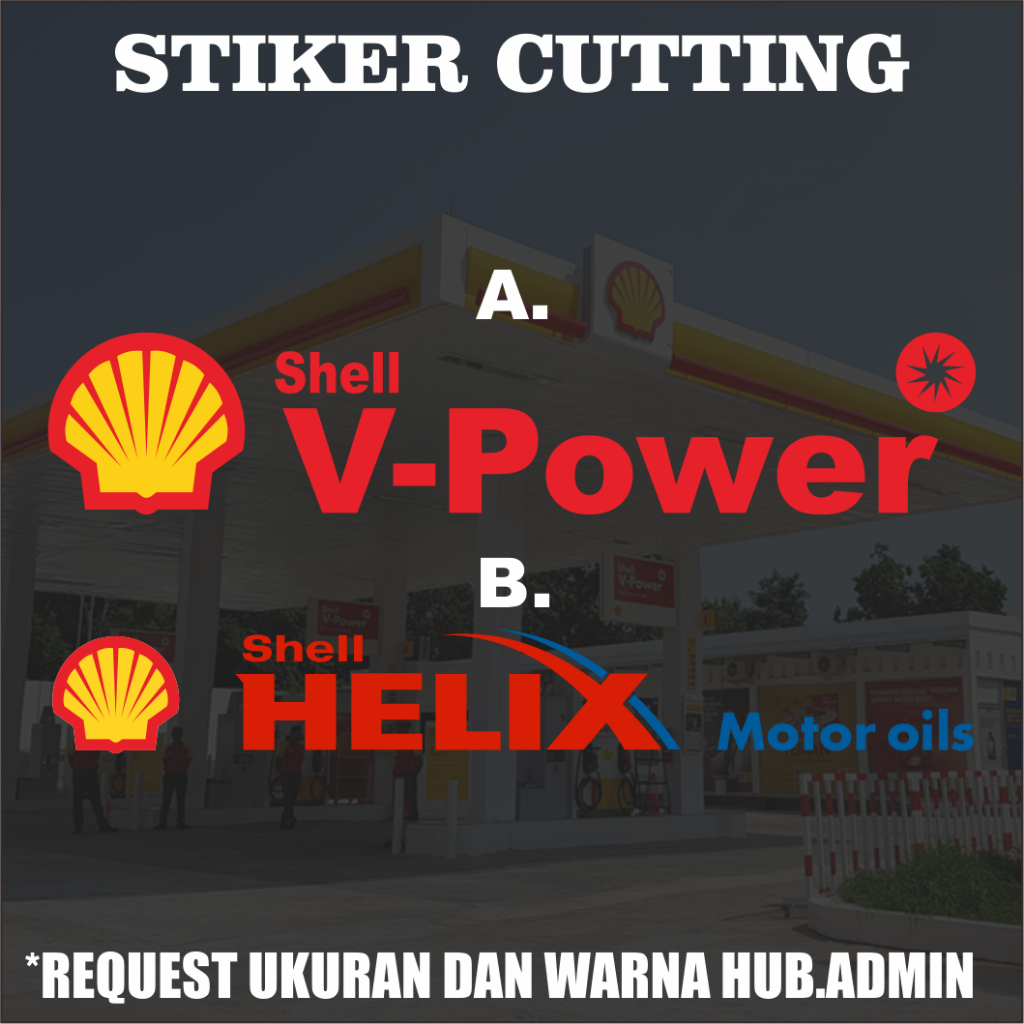 V-power Shell Cutting Sticker / Shell Helix Motor Oils | Shopee Malaysia