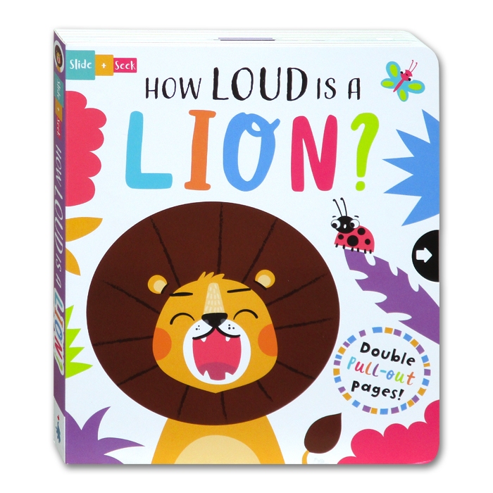 [Imagine That] How Loud Is a Lion? Slide & Seek Board Book with Double ...