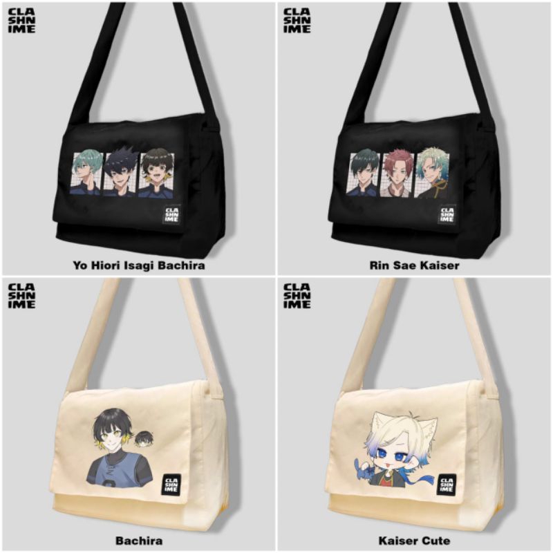 Blue Lock Bachira Kaiser Nagi Rin Itoshi Sae Anime Sling Bag - Nimea ...