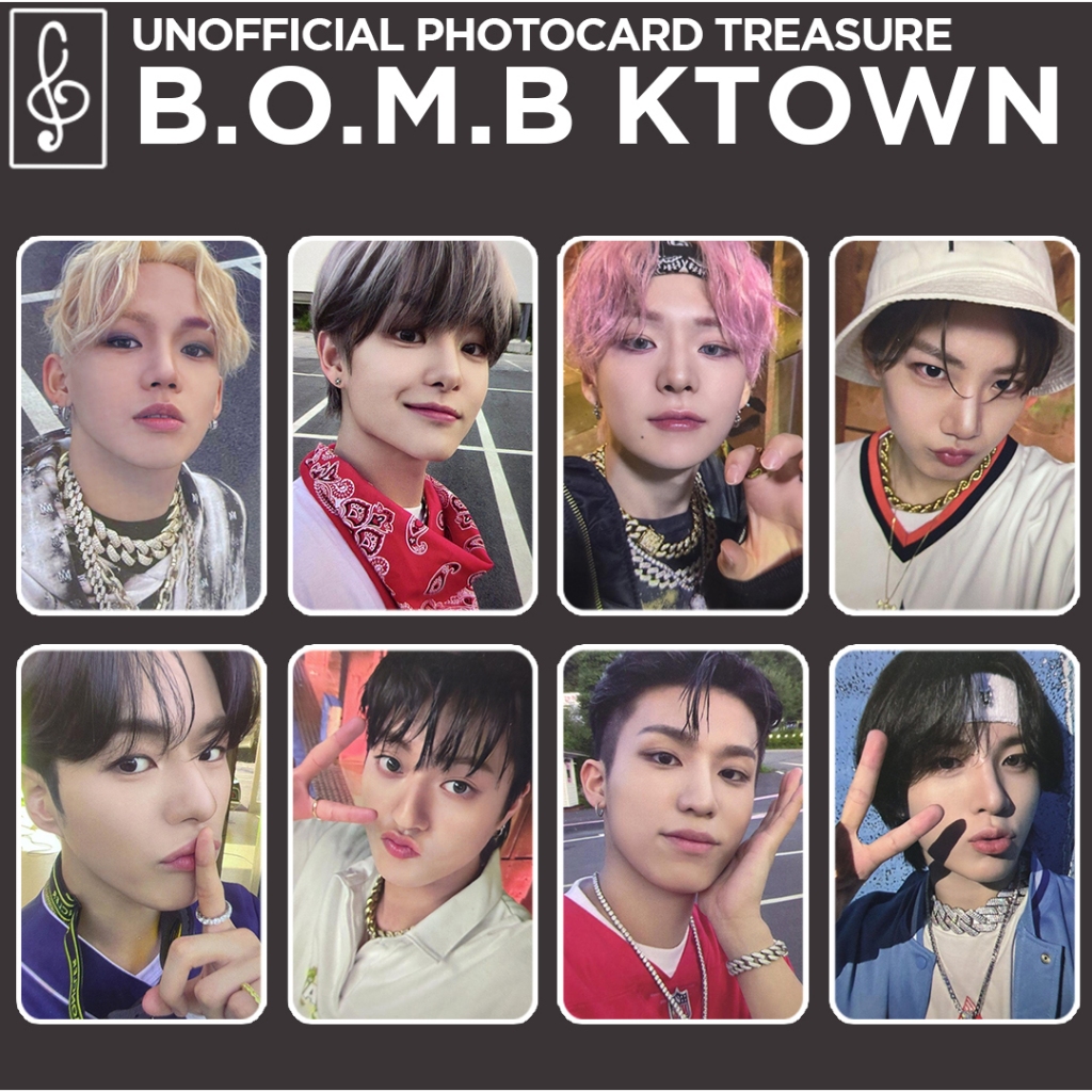 [TREASURE] Bomb BOMB PHOTOCARD UNOFFICIAL | Shopee Malaysia
