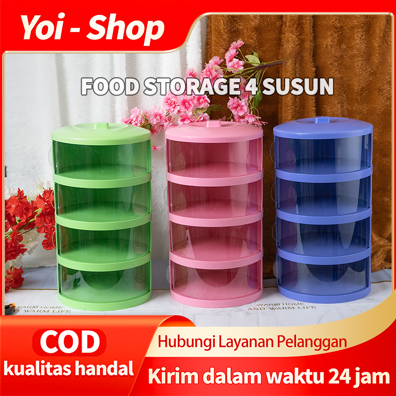 4-tier Serving Hood/4-Tier Food Storage/4-Tier Food Storage Rack ...