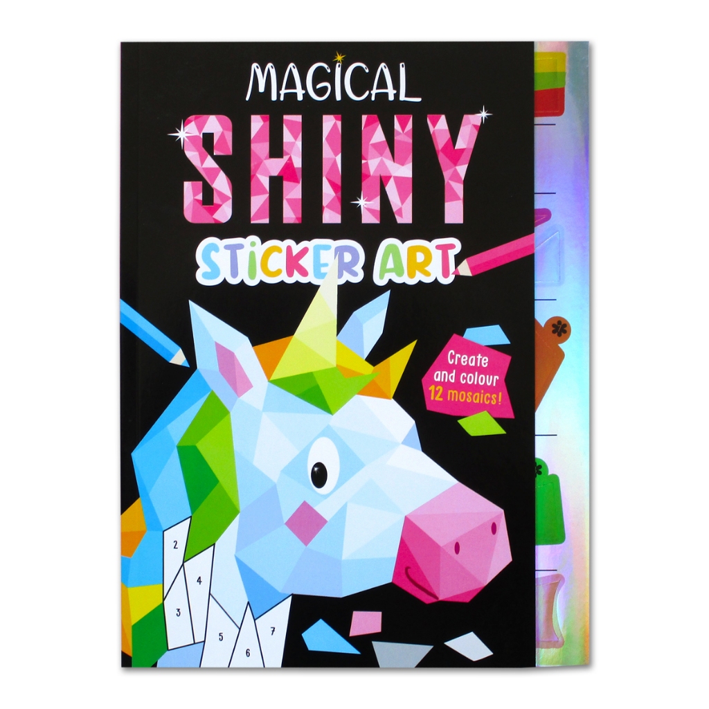 [Igloo Books] Magical Shiny Sticker Art Book (Create and Color 12 ...