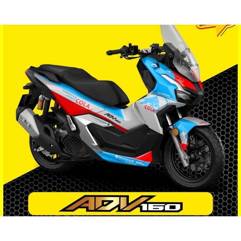 Sticker Variation decal full body honda ADV 160/150 striping full body ...