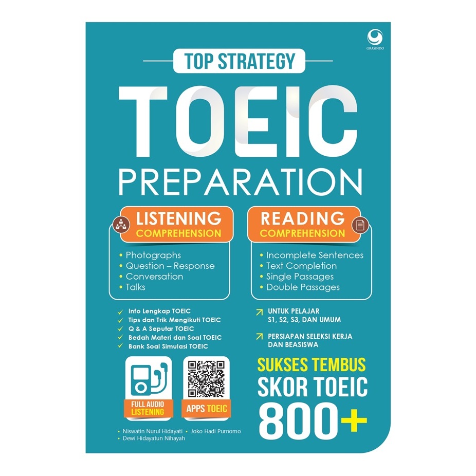 Gramedia - Top Strategy Toeic Preparation NISWATIN NURUL, JOKO HADI AND DEWI HIDAYATUN | Shopee ...