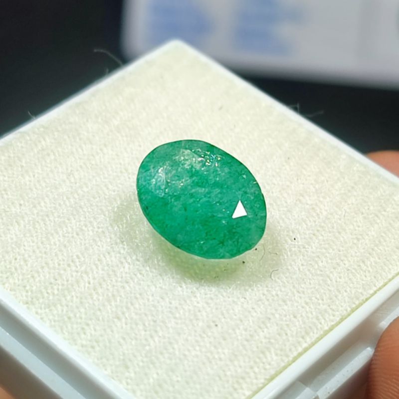 Colombia ZAMRUD STONE LOSTONE COMPLETE WITH ORIGINAL NATURAL TOP ...