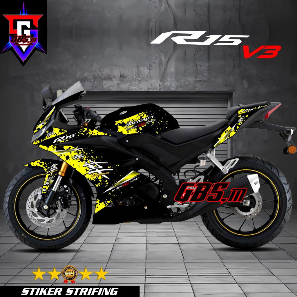 Striping Variation R15 V3 Decal Yamaha R15 V3 Sticker Variation R15 V3 ...
