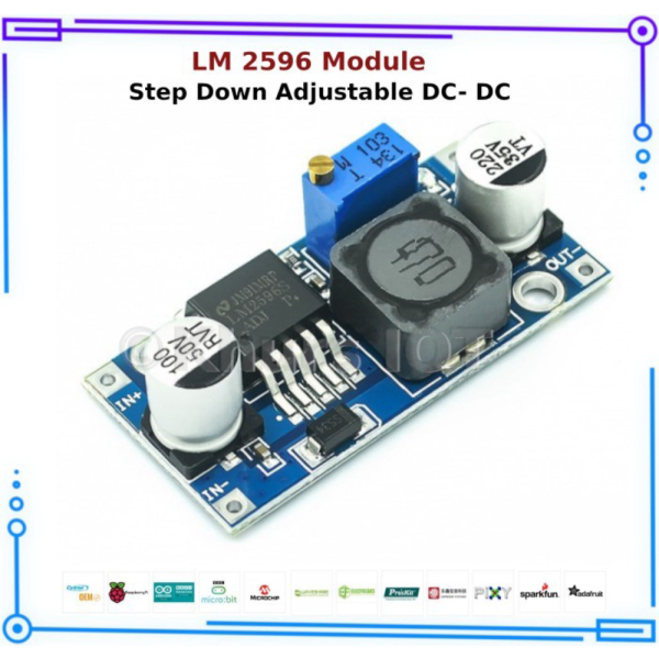 Lm2596 Dc Adjustable Step Down Module - LM2596 | Shopee Malaysia
