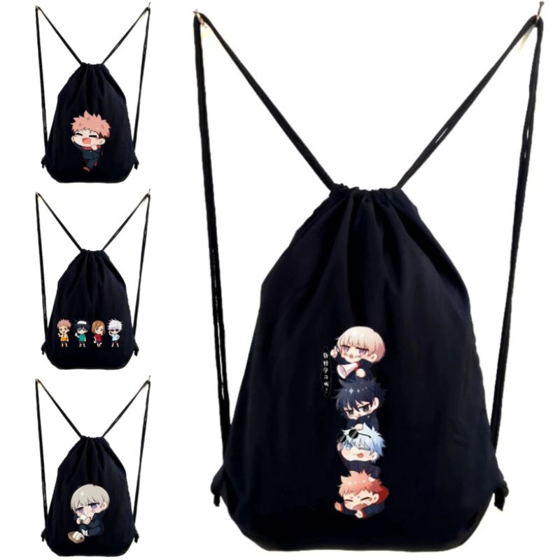 Jujutsu kaisen DRAWER BACKPACK string bag anime kpop manga PREMIUM ...