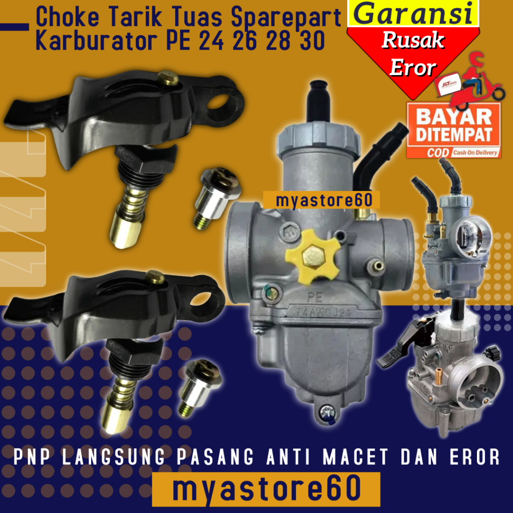 Choke Coke Cuk Pull Lever Carburetor Carburetor Carburetor Control ...