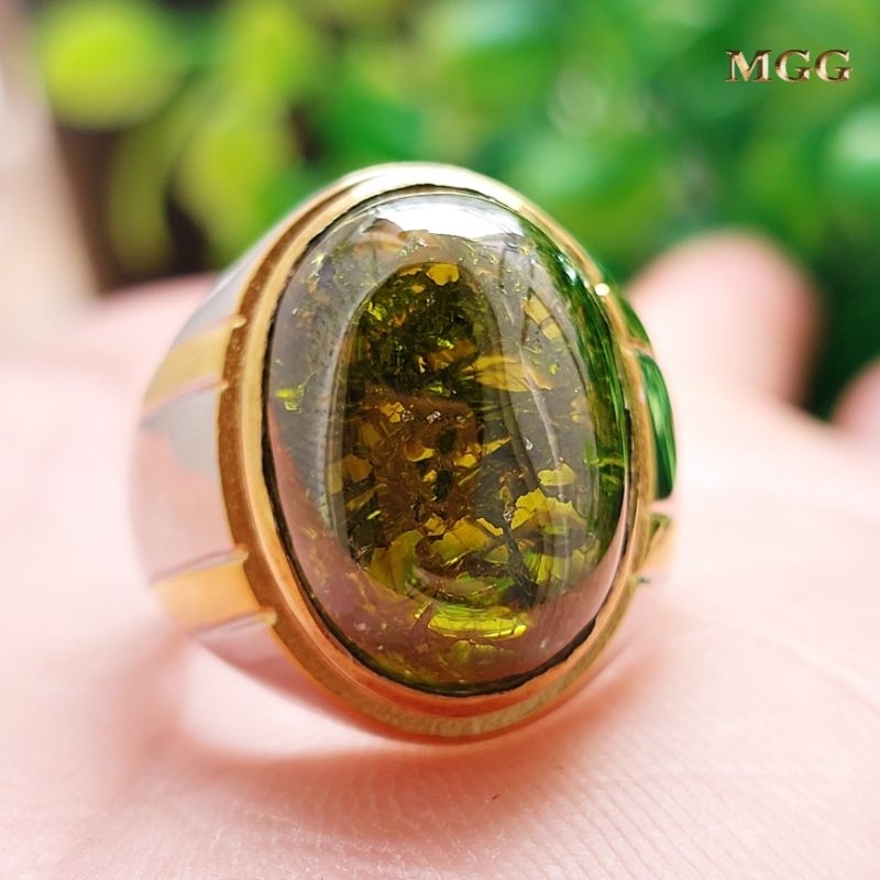 A Thousand Broken PERIDOT Agate Ring GOOD Quality!! | Shopee Malaysia