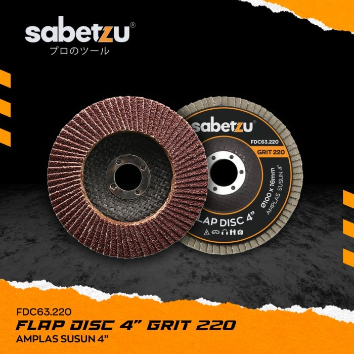 Sabetzu Round Sandpaper flap disc 4inch Grinding Sandpaper Stacking 4 ...