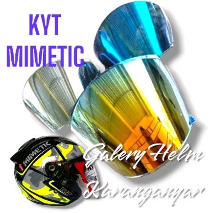 (Three Maestro) Flat Glass Visor KYT MIMETIC Plus Rachet Glass Holder ...