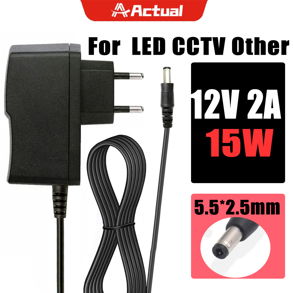 Actual ADAPTER STB ZTE CCTV Modem Router 12V 2A POWER SUPPLY ADAPTER ...
