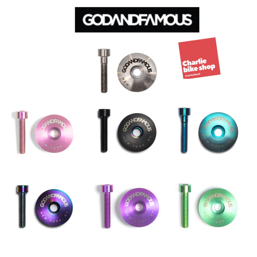 God and Famous Team Titanium Top Cap - TopCap Stem Cap | Shopee Malaysia