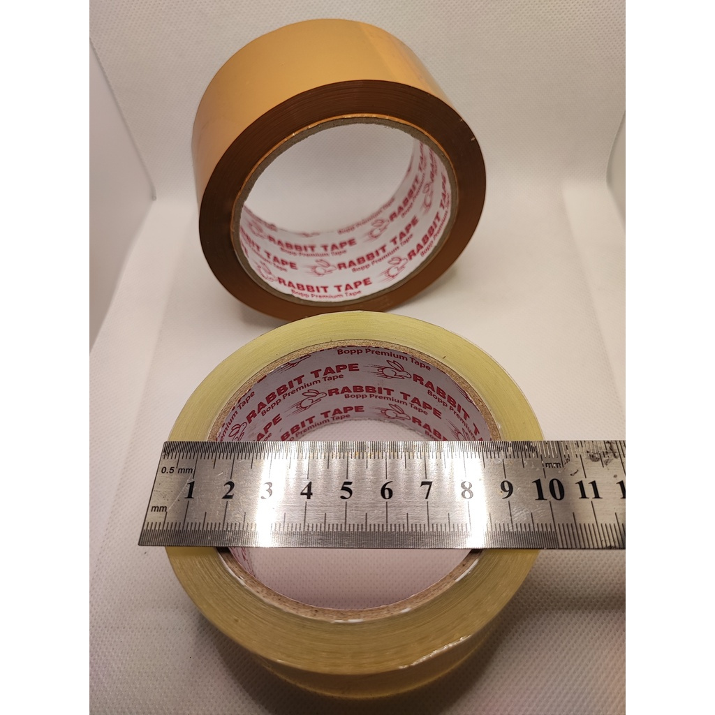 Rabbit Clear/Brown Duct Tape Size 2" 48MM X 90yard (1PCS) | Shopee Malaysia