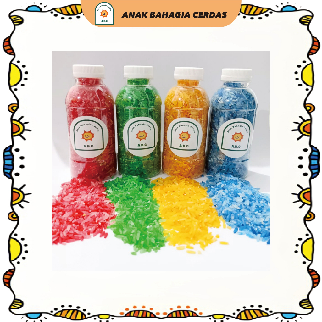 Smart Happy Children - Sensory Stimulation - Color Rice | Shopee Malaysia