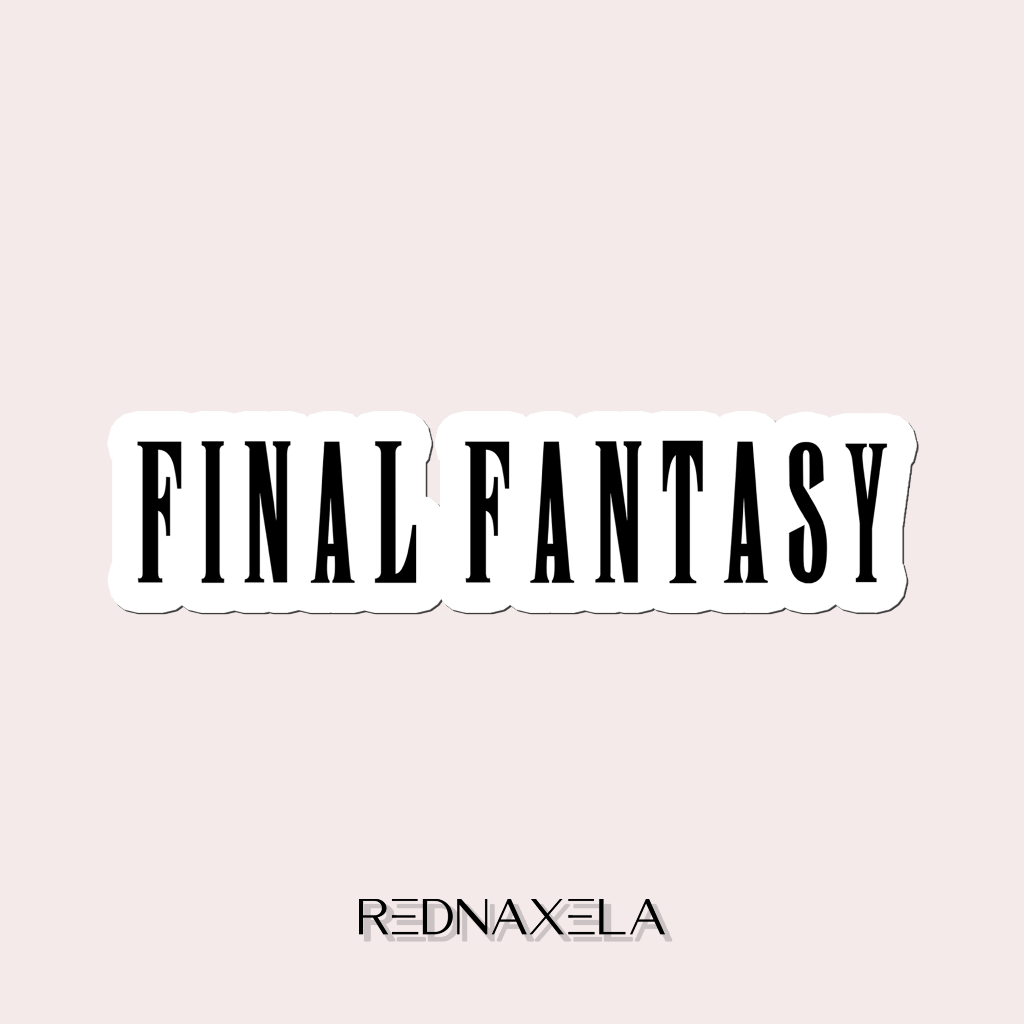 Vinyl Sticker Final Fantasy Sticker Suitcase Outdoor Waterproof Sticker ...
