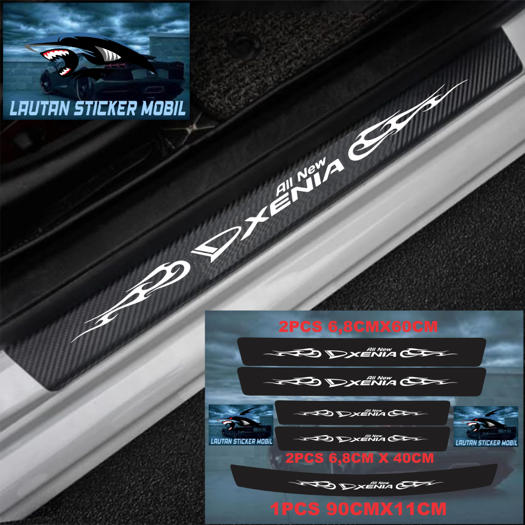 All NEW XENIA CAR 3D CARBON STICKER 3D CARBON STICKER CAR FOOTSTEP ...