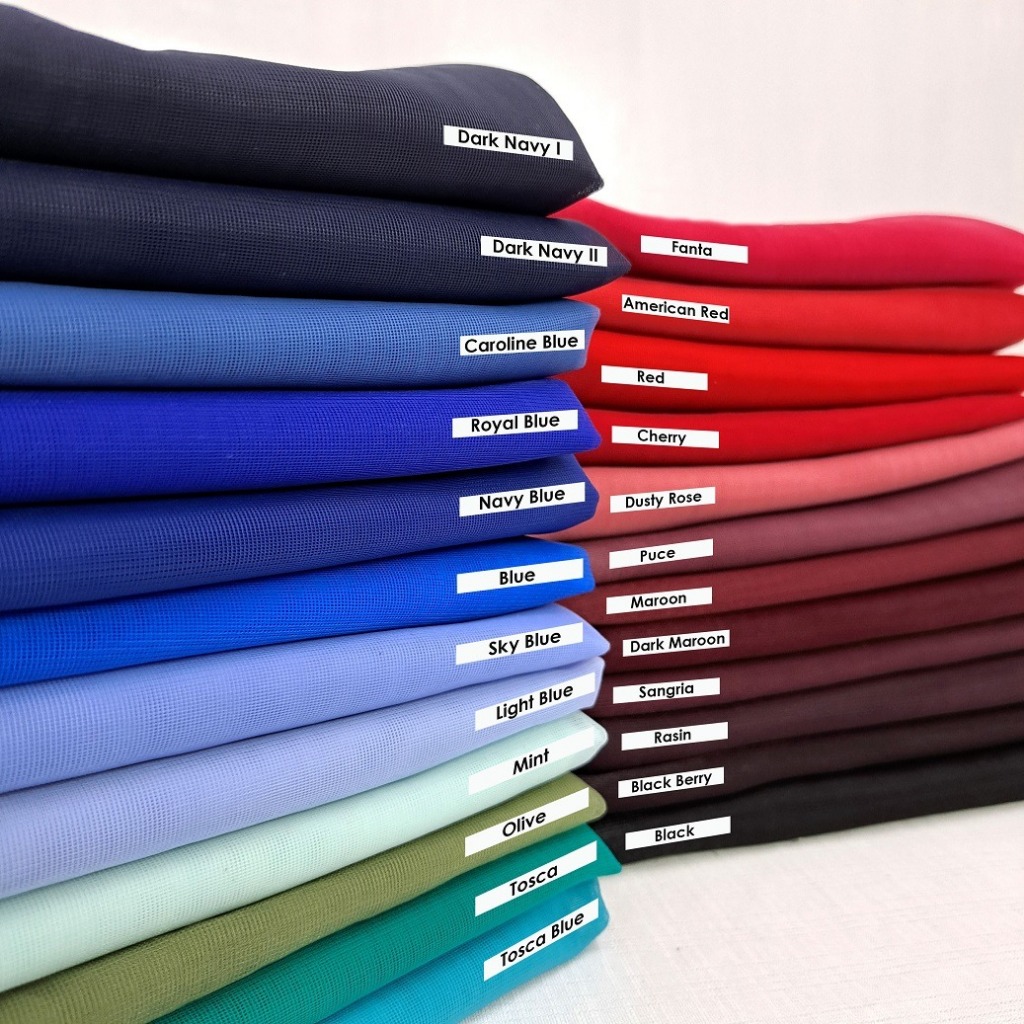 Soft Tulle Tricot Fabric / Tulle Tricot Furing (Per 0.5 Meters ...