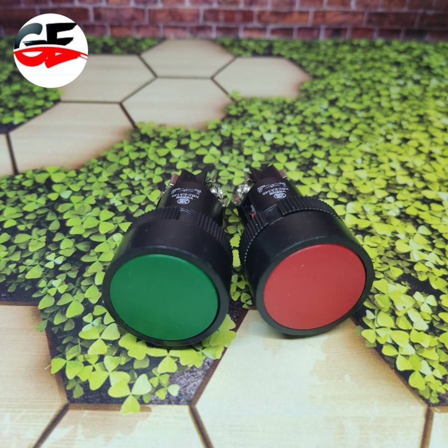 HIJAU MERAH Push button Red, Green VORGE XB2-EA135 EA145 NOT Fort XB7-EA 22mm | Shopee Malaysia