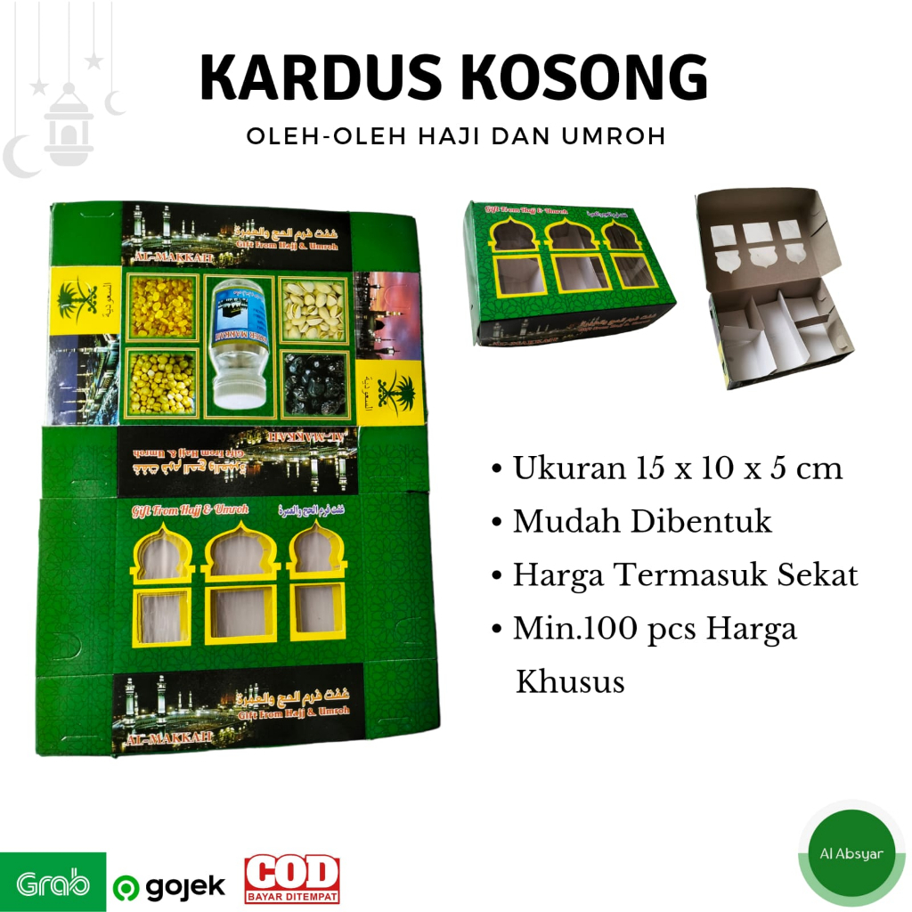 Empty Cardboard Souvenirs Hajj Umrah Boxes Empty Unfolded Boxes ...